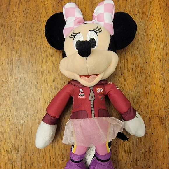 Disney | Toys | Disney Minnie Mouse Roadster Racer Plush | Poshmark